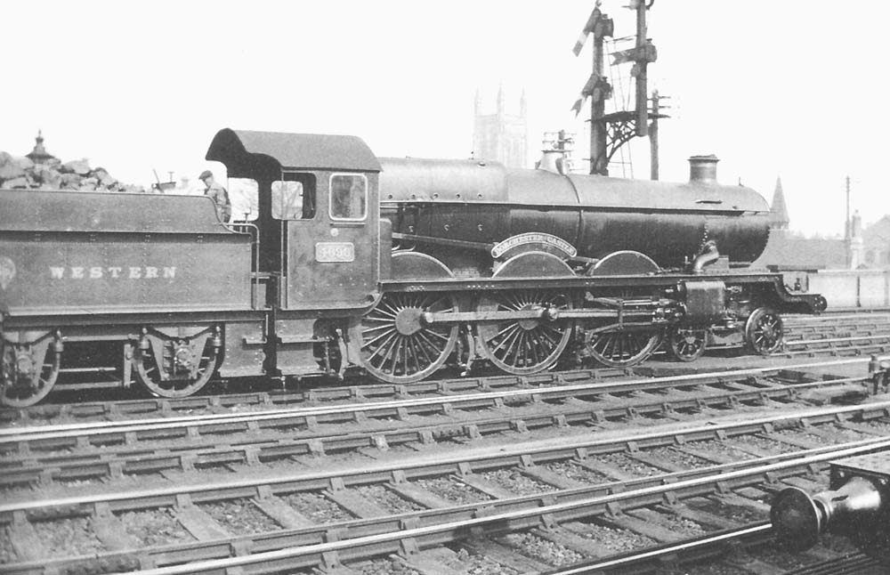 Leamington Spa - GWR Locomotives: GWR 4073 'Castle' class 2-6-0 No 4090 ...